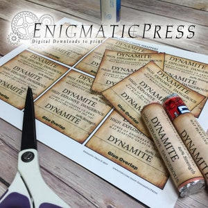 6 Dynamite TNT Styles Lifesavers Labels Candy Wrappers, Easy DIY PDF ...