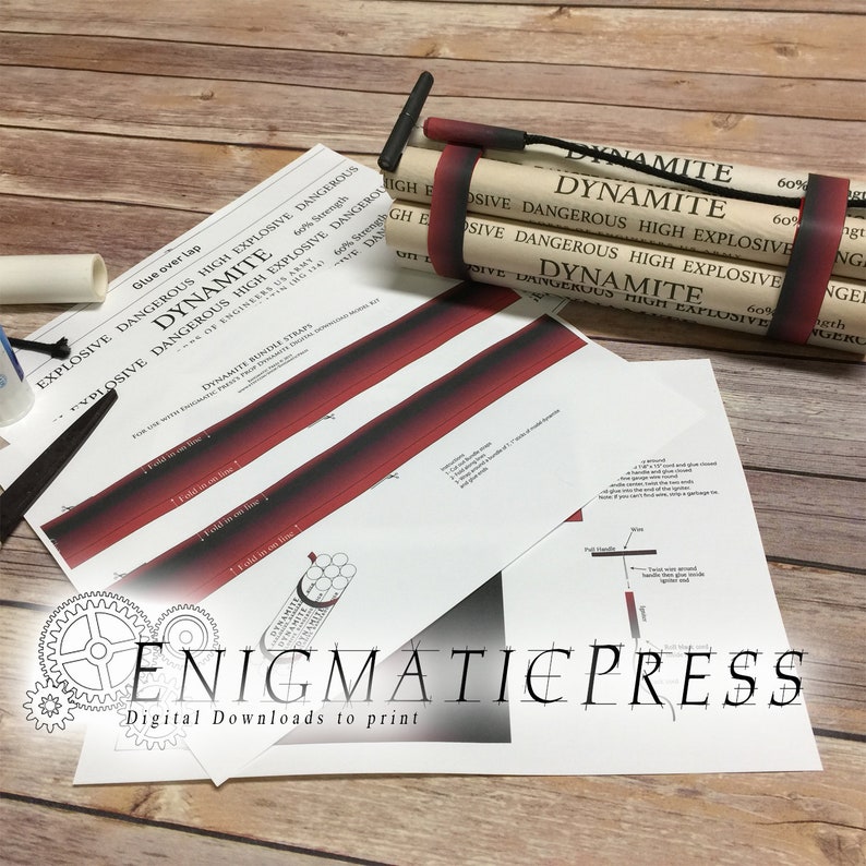 Dynamite TNT Prop Demolition Explosive Stick Labels Plus - Etsy