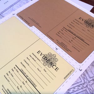 Chain of Evidence, Crime Scene, Investigation Invitation Cards ...