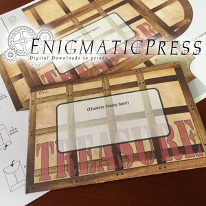 Mystery Treasure Hunt, With Clue Cards, Envelopes and Setup Guide, All ...