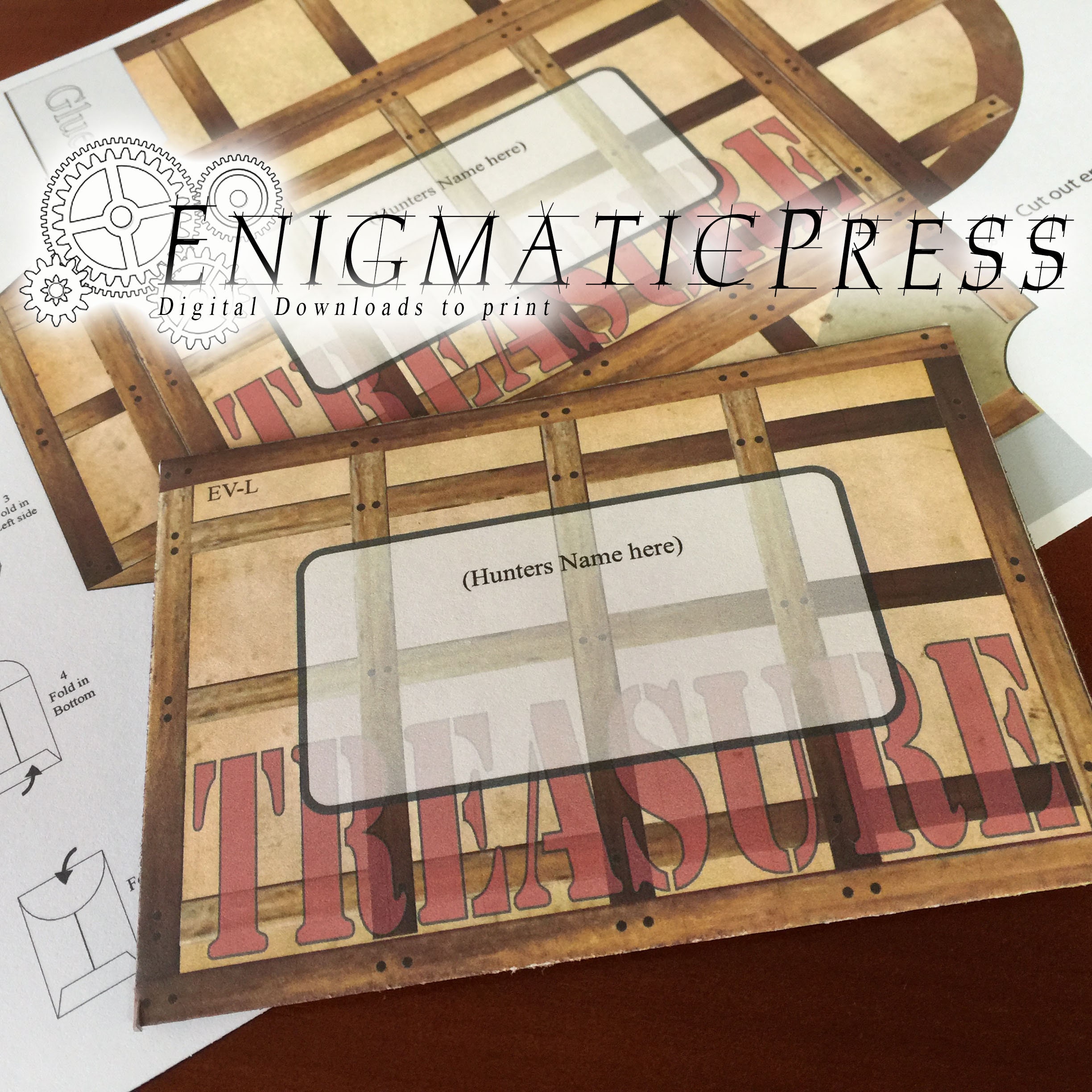 Mystery Treasure Hunt With Clue Cards Envelopes and Setup | Etsy