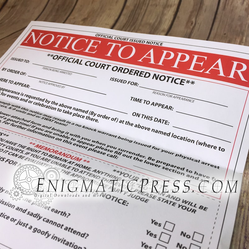 Documenting for Court - Etsy UK