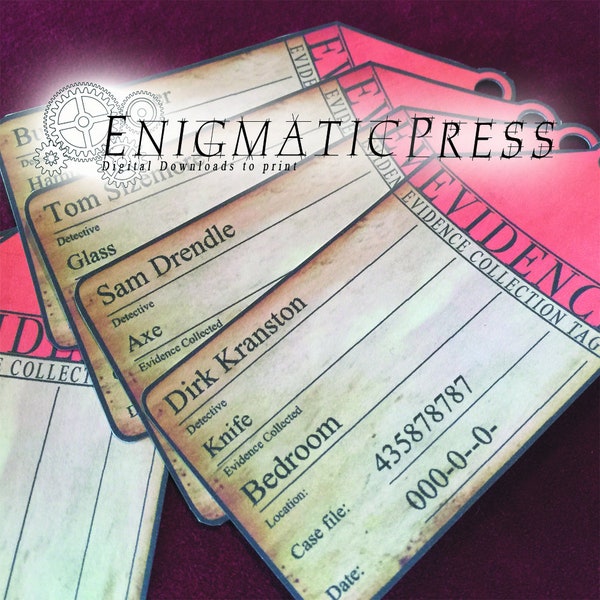 Murder Mystery Props - Etsy UK