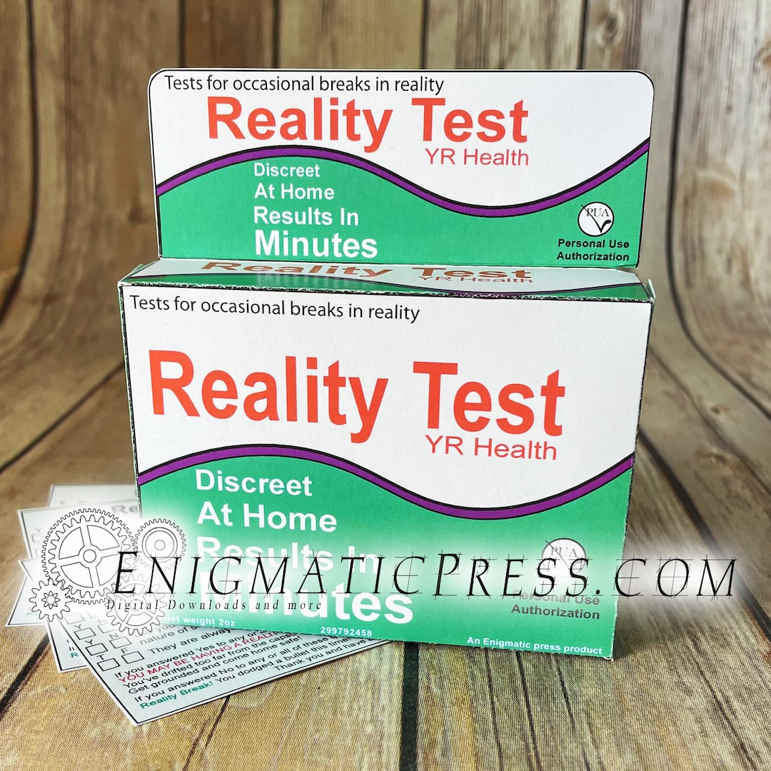 The at Home Reality Test Kit! DIY Fake Medication Gift Box, Funny Prank ...