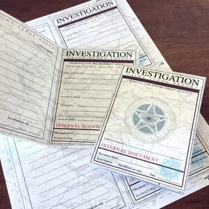 Detective Invitation Cards, Detective Party Invitation Pdf, Crime Theme ...