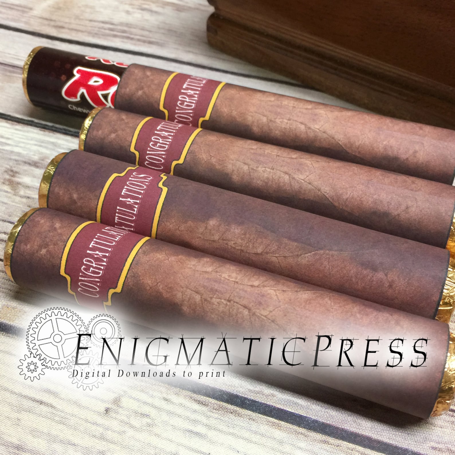 Cigar Styles Rolo Wrapper Labels Congratulations and - Etsy