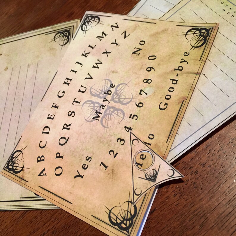 Ouija Invitation Cards Seance Themed Party Talking Spirit | Etsy