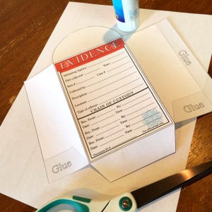 Card Size Chain of Evidence Envelope and 5x7 Graphic for 6x8 Envelopes ...