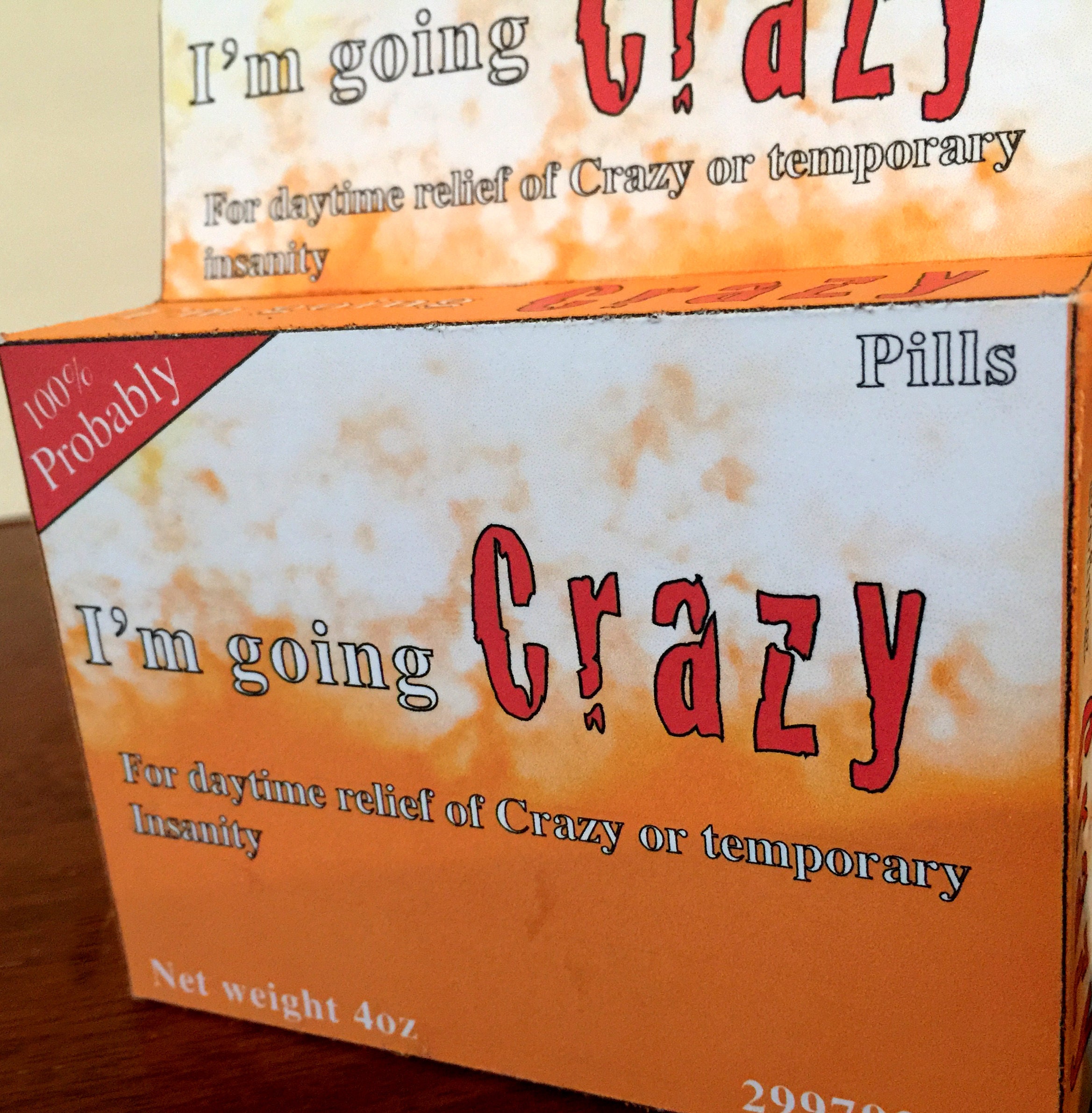 Shut Up and I'm Going Crazy 2 Pack Fake Medication Gag - Etsy