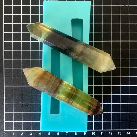 2 X Double Point Crystal Handmade Silicone Mould for Resin - Etsy