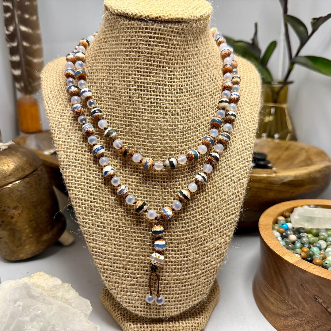 The Sand and Sky Mala - Etsy