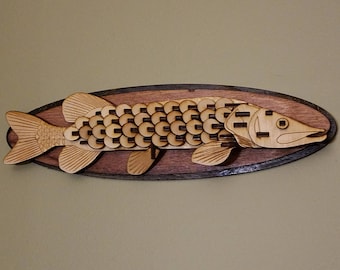 Wood Trophy Fish - Etsy