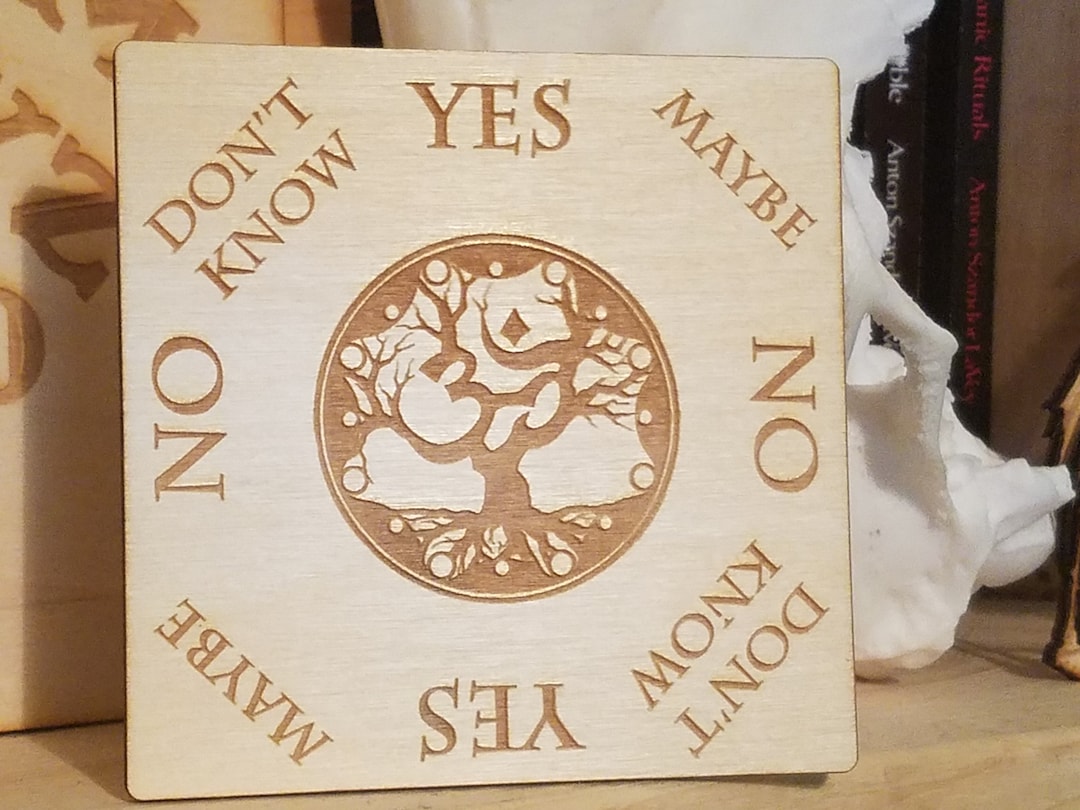 Tree of Life & Ohm Wooden Pendulum for Wiccan or Pagan Dowsing - Etsy