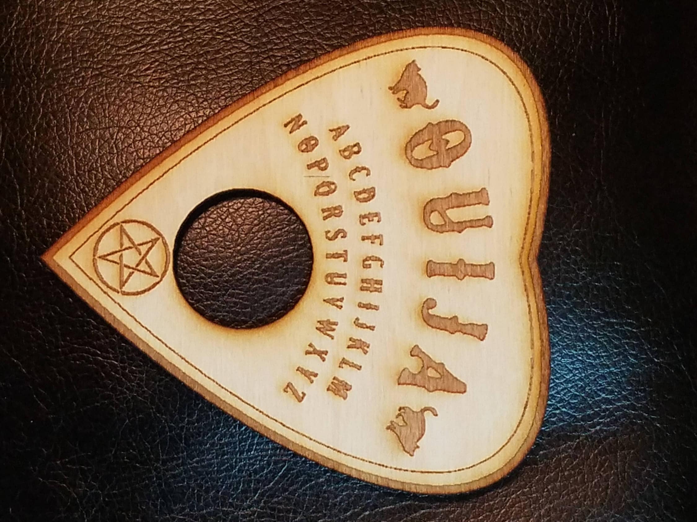 Wooden Planchette W/ Your Name on It || Custom + Personalized Planchette Engraved on Wood for ...