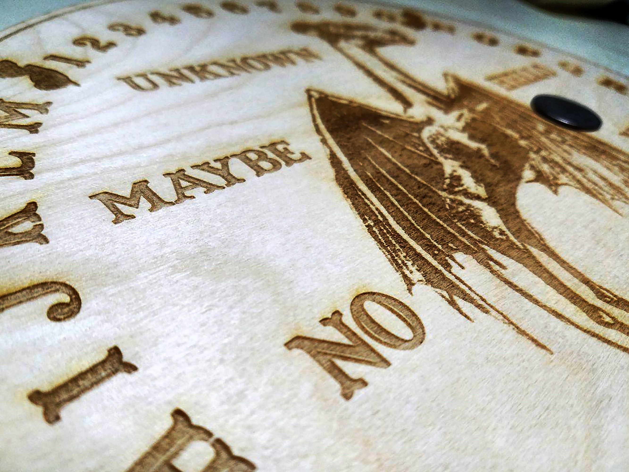 Jersey Devil Ouija Board & Planchette: Wooden Spirit Board - Etsy