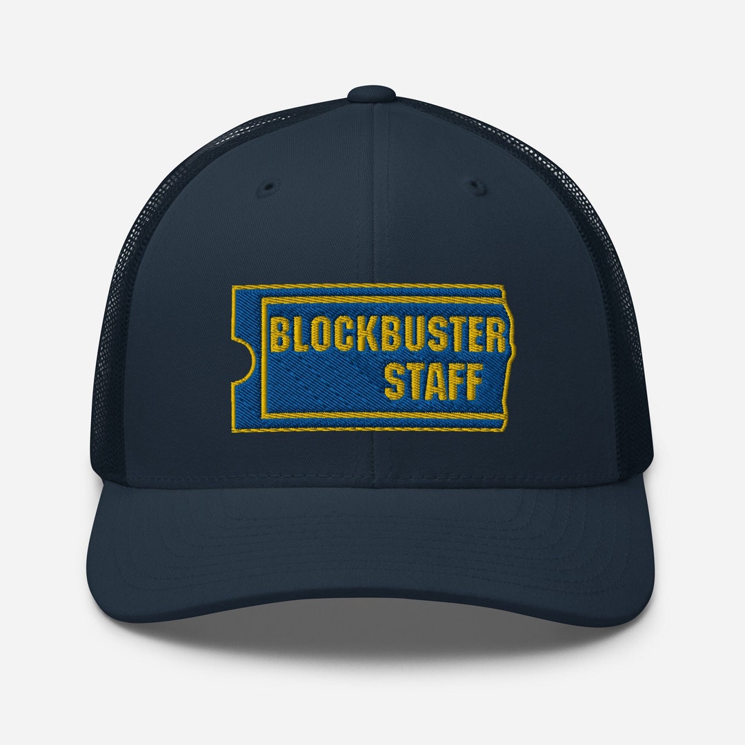 Blockbuster Staff Hat - Unisex Trucker Cap, Nostalgia 80s & 90s, Mesh ...