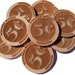 25x Custom Wooden Nickel Geocoin Tokens | Geocaching Laser Engraved ...