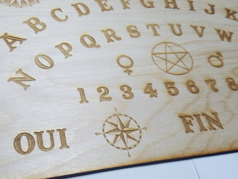 Wooden French Ouija Board & Planchette planche Ouija En - Etsy
