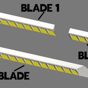 3D Digital Files Gold Ranger Samurai Sword - Etsy