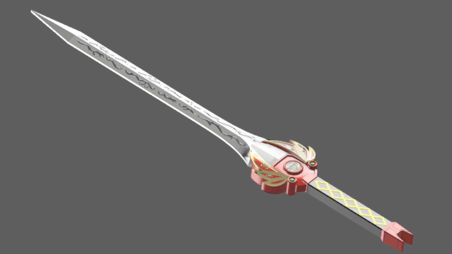 Red Power Ranger Samurai Sword