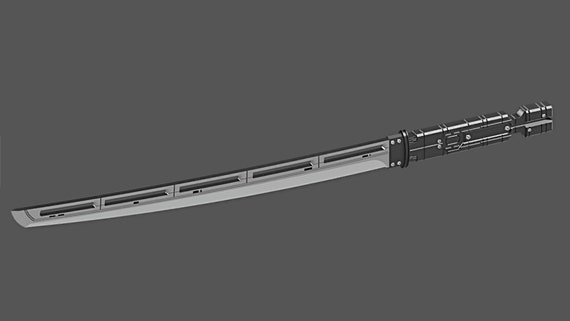 3D Digital Files Hawkeye Ronin Sword - Etsy Hong Kong