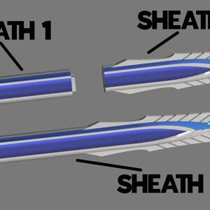 3D Digital Files Gold Ranger Samurai Sword - Etsy