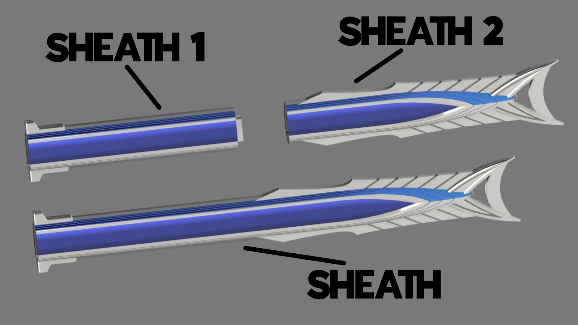 3D Digital Files Gold Ranger Samurai Sword - Etsy