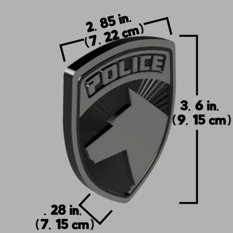 3D Digital Files SPD Badge Power Rangers SPD | Etsy UK