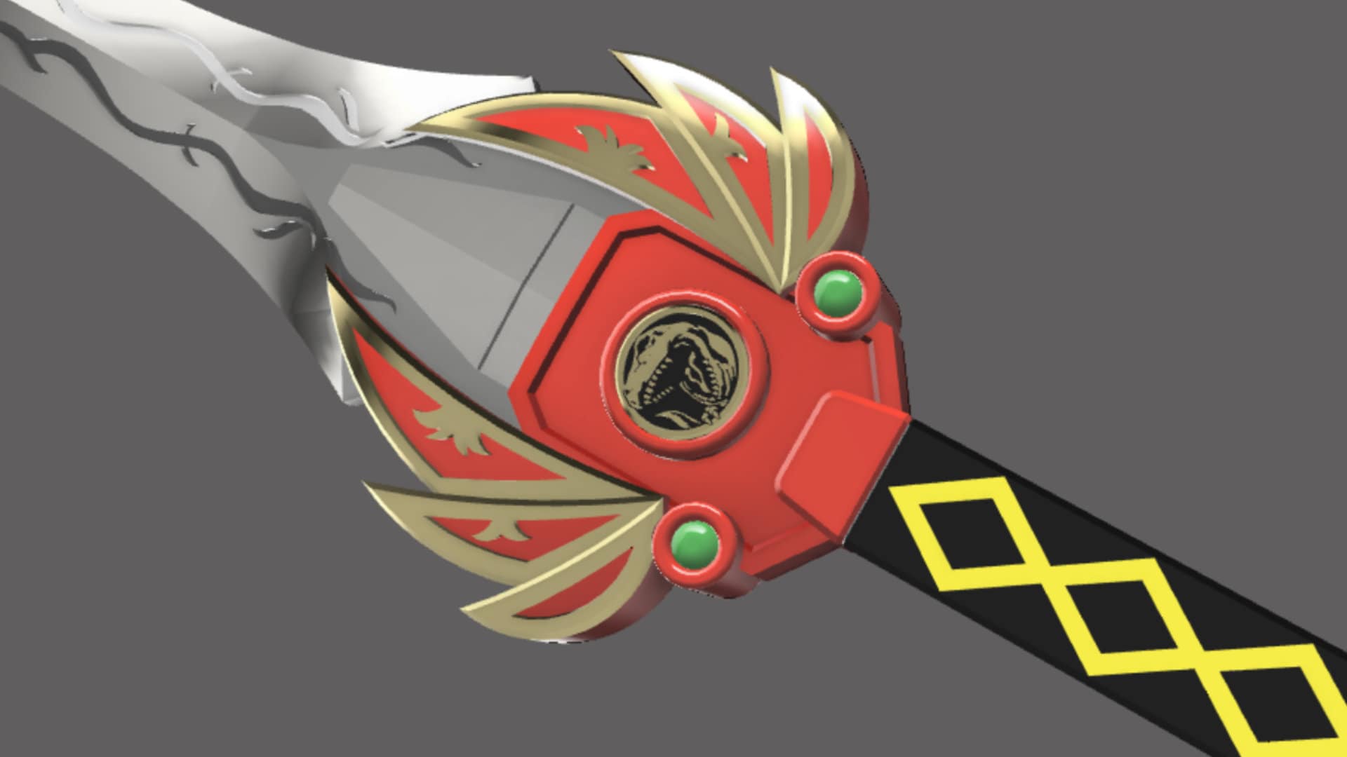 3D Digital Files Red Ranger Power Sword - Etsy