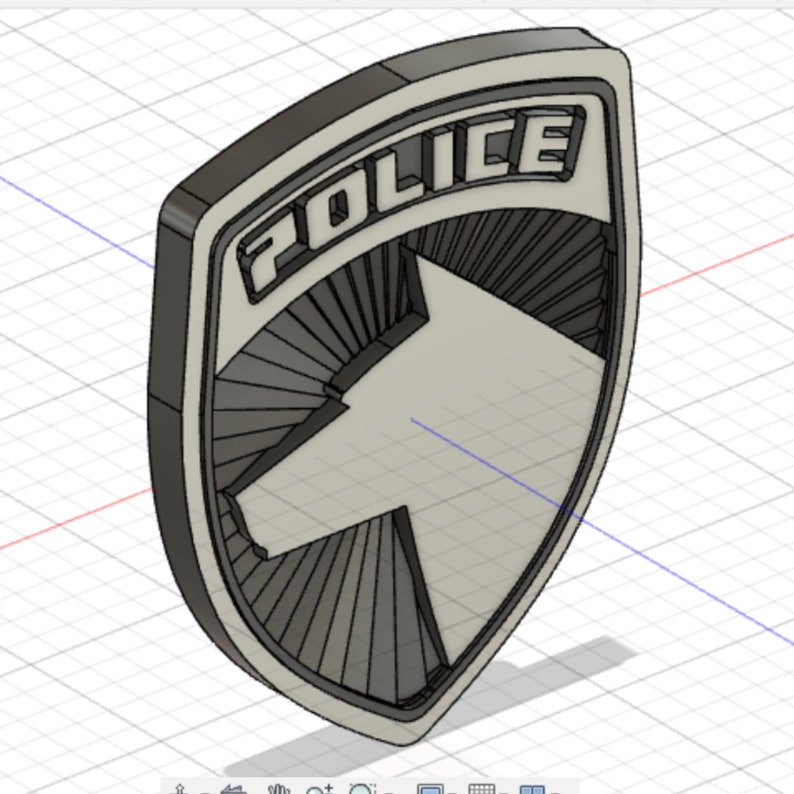 3D Digital Files SPD Badge Power Rangers SPD | Etsy UK