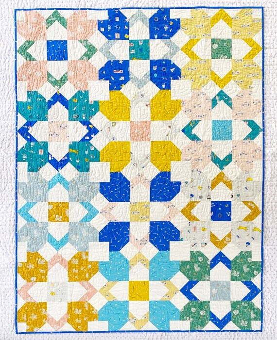 Wylie's Way Quilt Kit - pattern designed by Knot And Thread Design ...