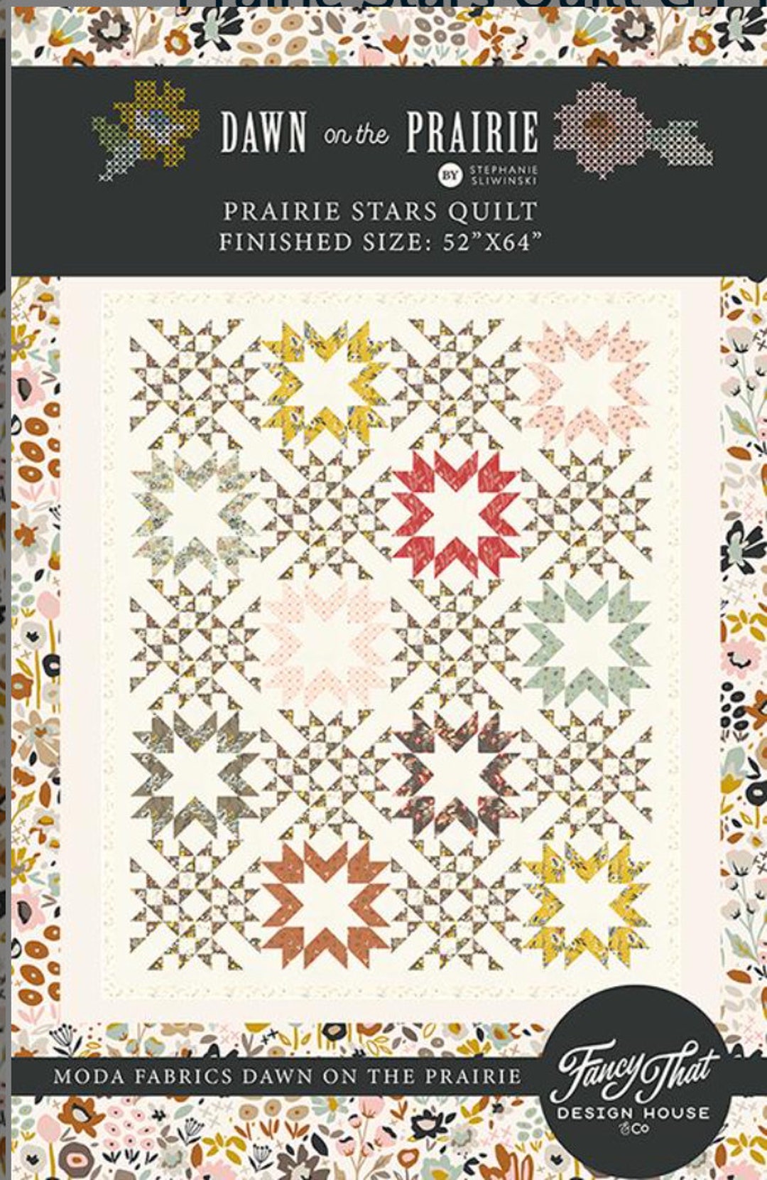 Dawn on the Prairie, Prairie Stars Quilt Kit Designed by Fancy That ...