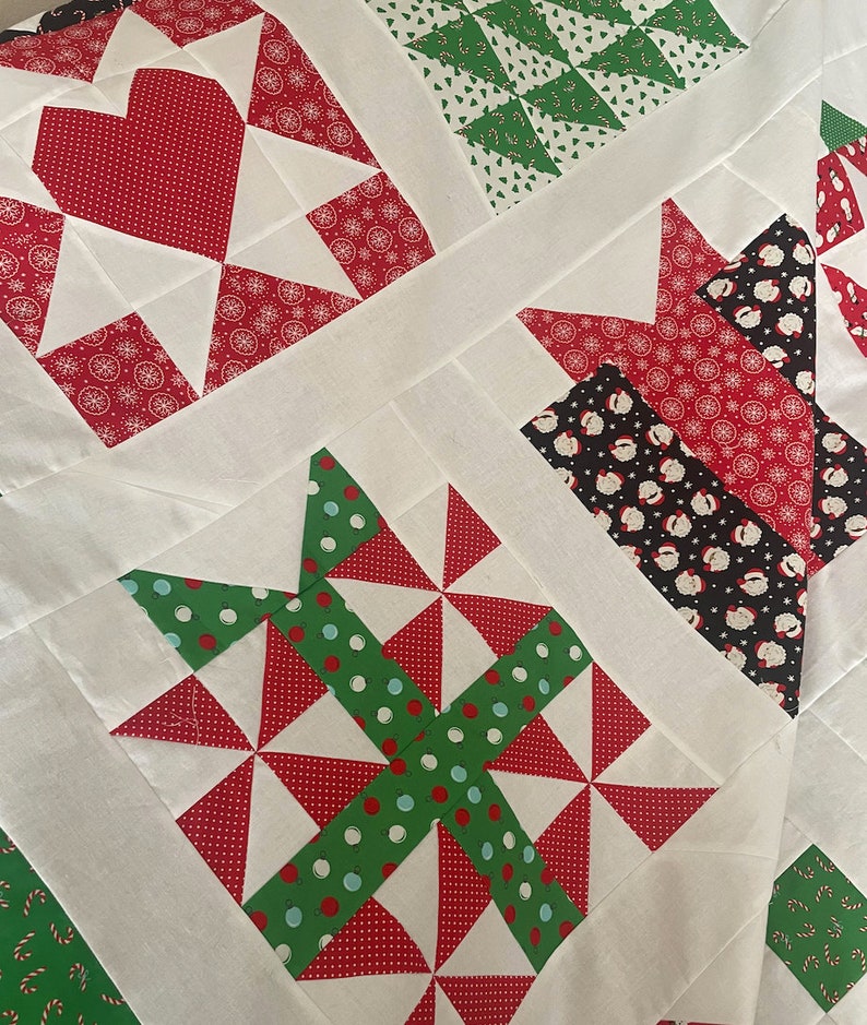 Handmade With Love Quilt Kit Using Holiday Essentials by Stacy - Etsy