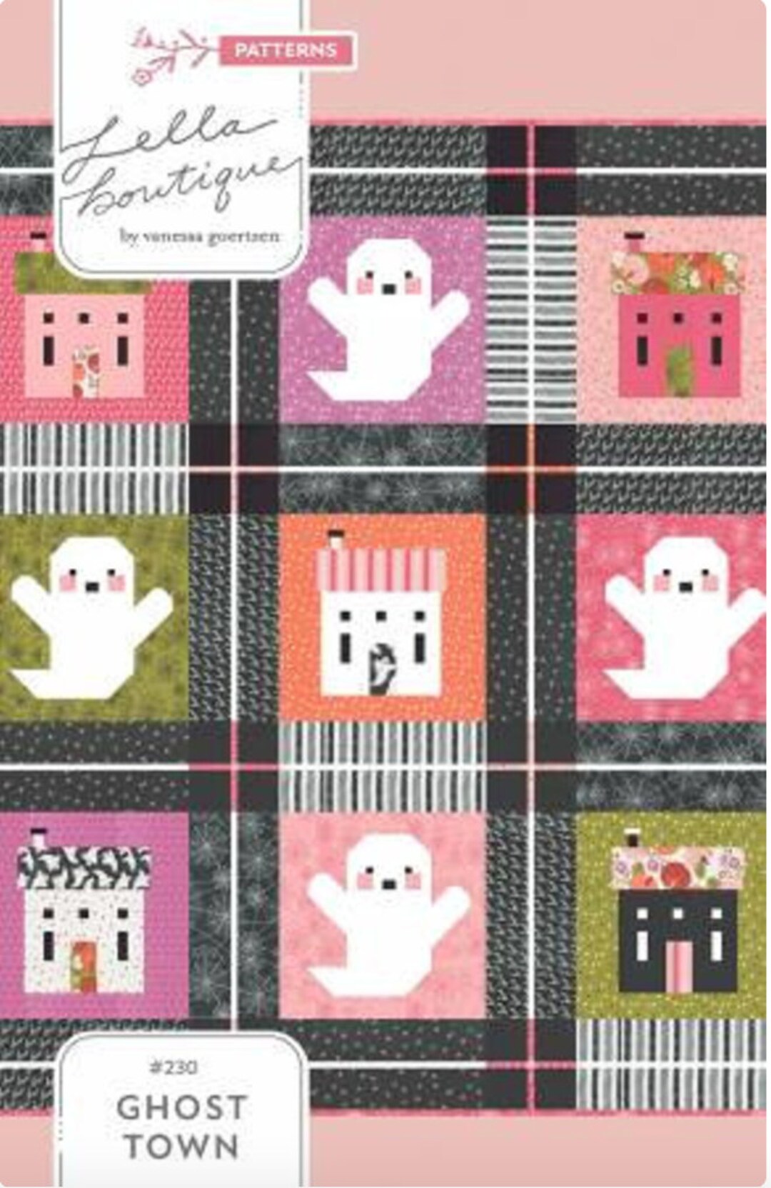 Ghost Town Quilt Kit With Hey Boo Fabric, Pattern and Fabric Designed ...