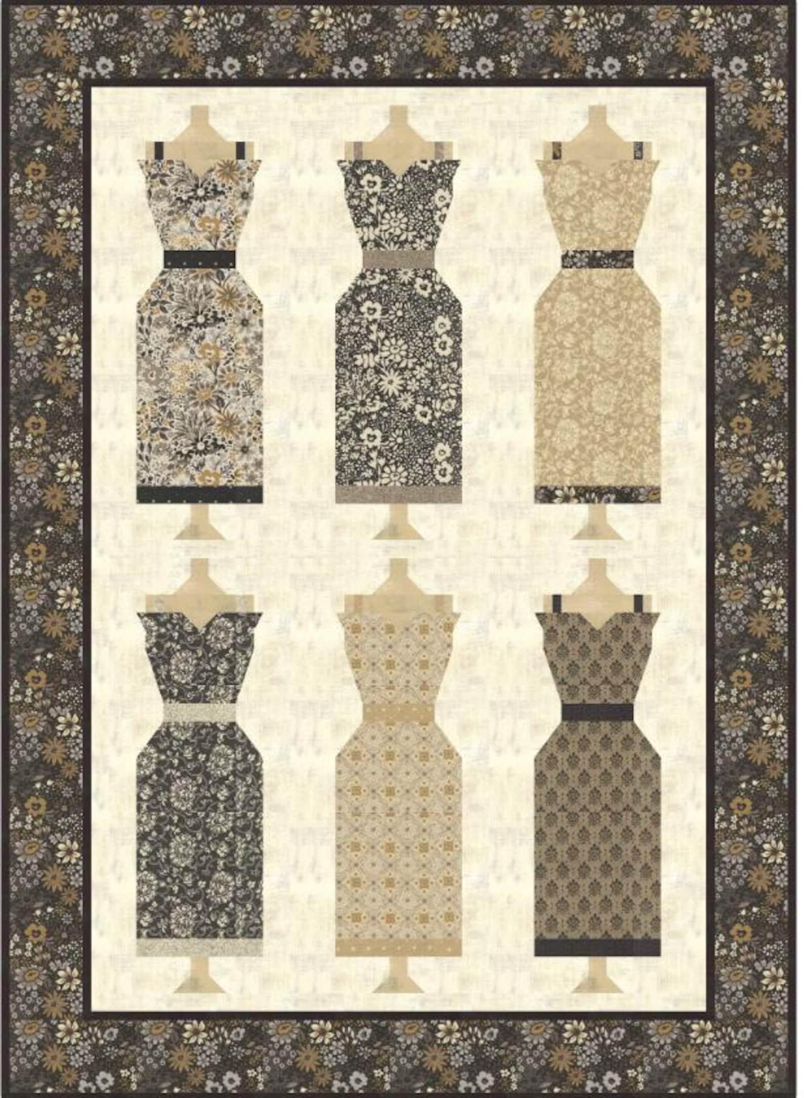 Perfect Fit Quilt Kit Designed by Basic Grey for Moda. All Fabrics Are ...