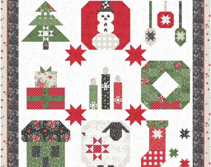 Cuddle up Sampler Quilt Kit, Designed by Corey Yoder of Coriander ...