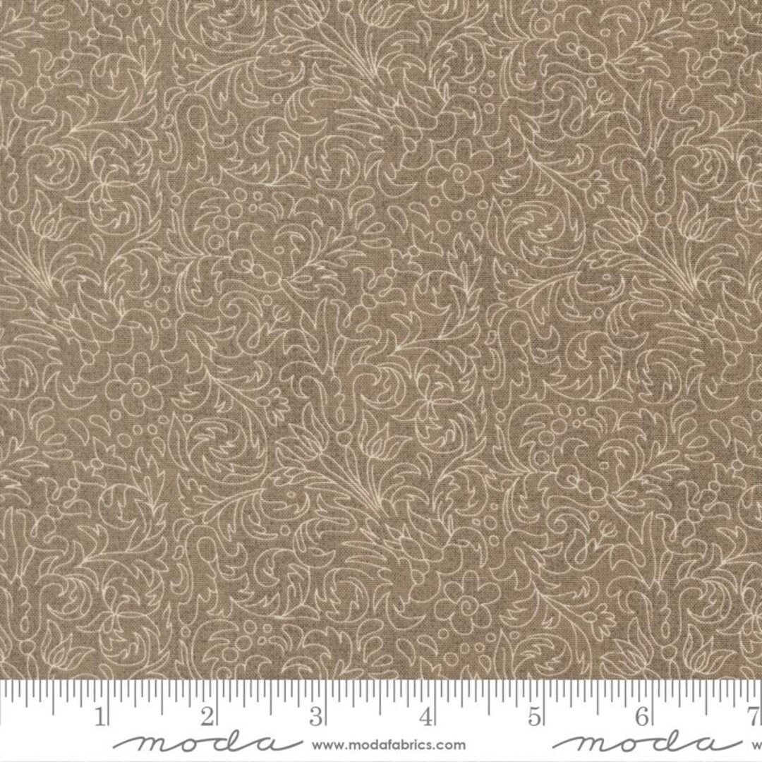 Posh Threadwork Blenders Scroll, Shadow Mist Designed by Basic Grey for ...