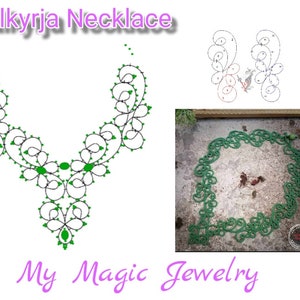 Valkyrja Lace Necklace Pattern: Needle & Shuttle Tatting (PDF ...