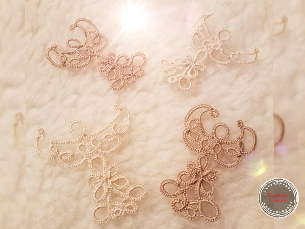 Tatting Lace Pattern Angel Angel Ornament Frivolite | Etsy