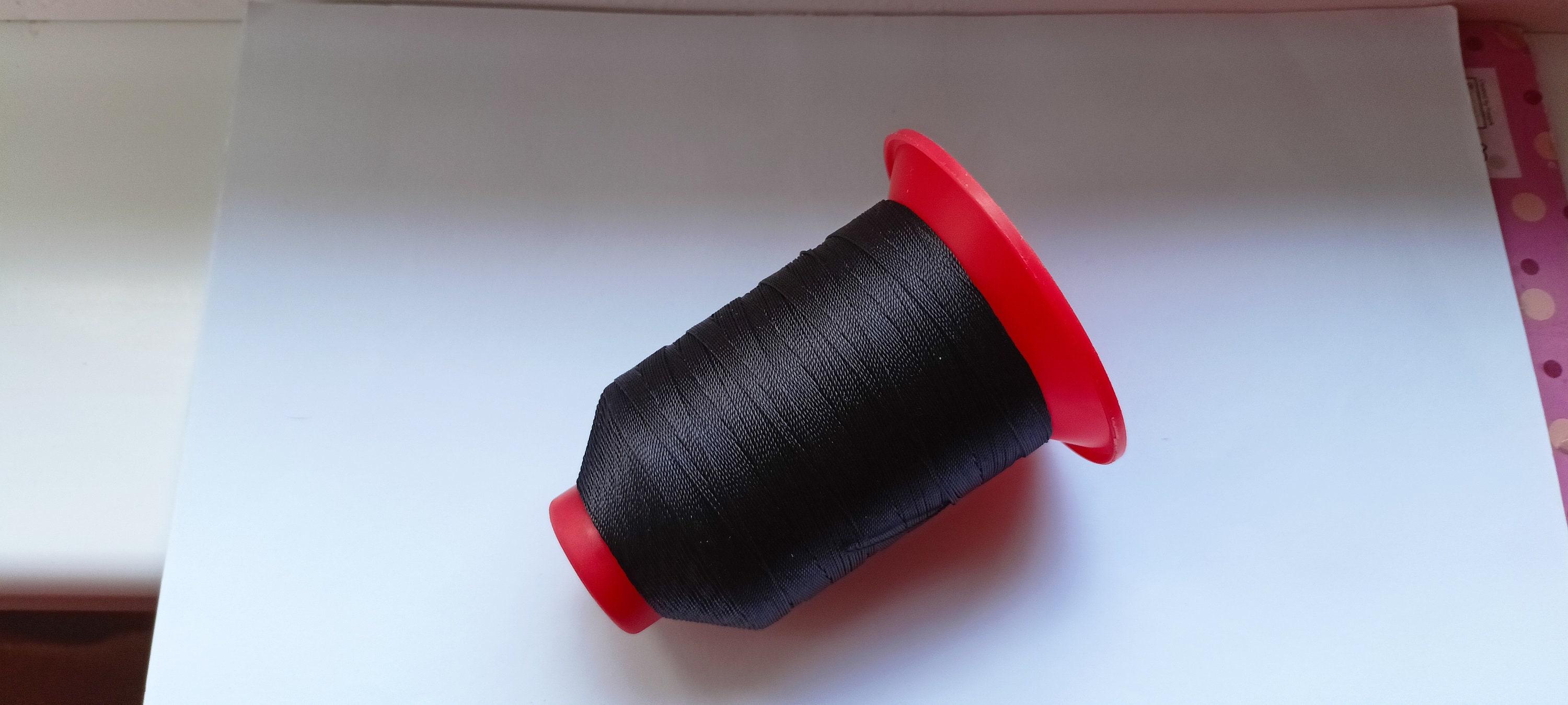 Black Tatting Thread Cone 600m Size 20, Polyester Yarn for Jewelry ...