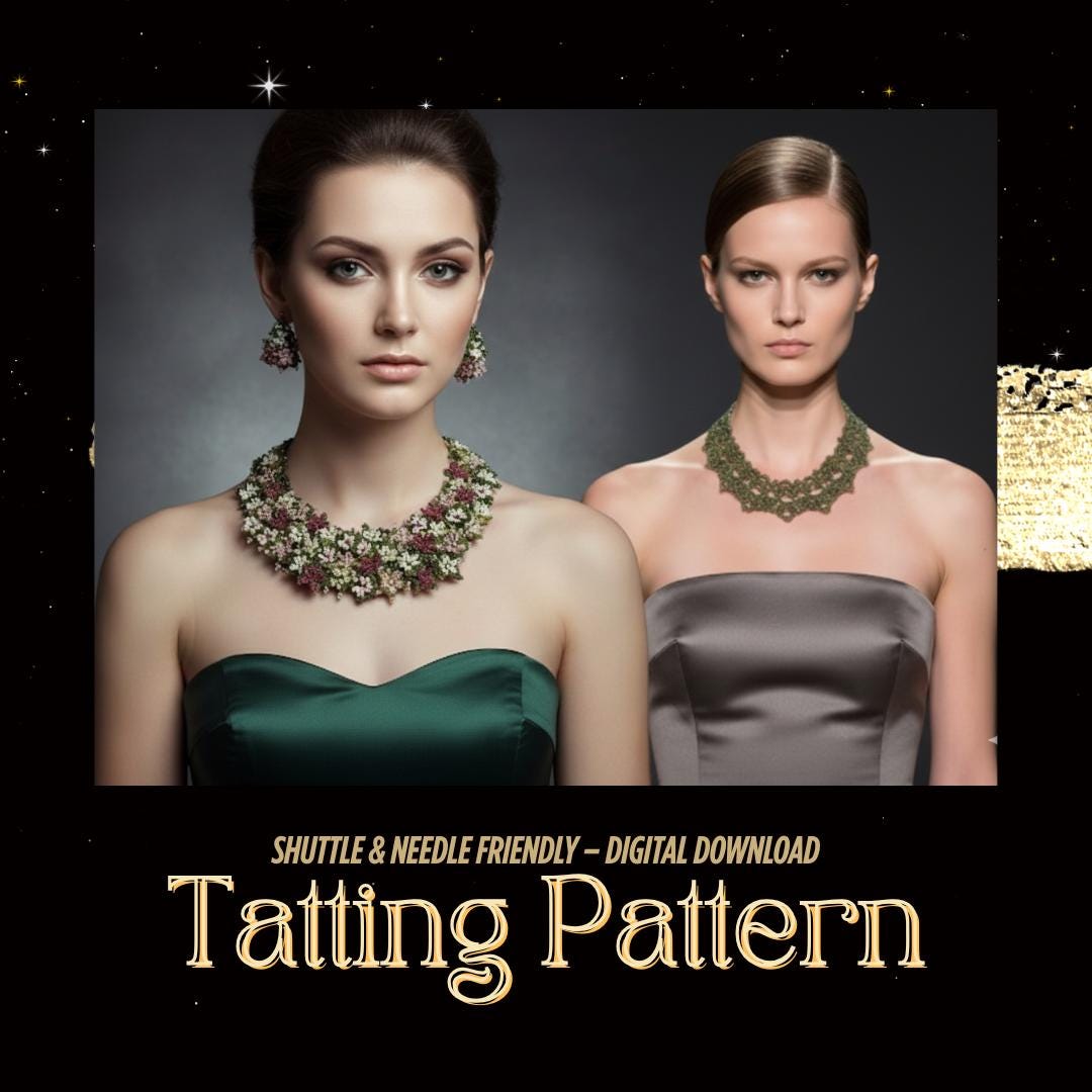 Luxury Tatting Bundle – Advanced Lace Pattern Set: Frivolite Two ...
