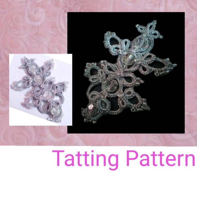 Tatted Angel Patterns PDF in Picture Step by Step, Needle Tatting Patterns, Frivolite Making PDF ...
