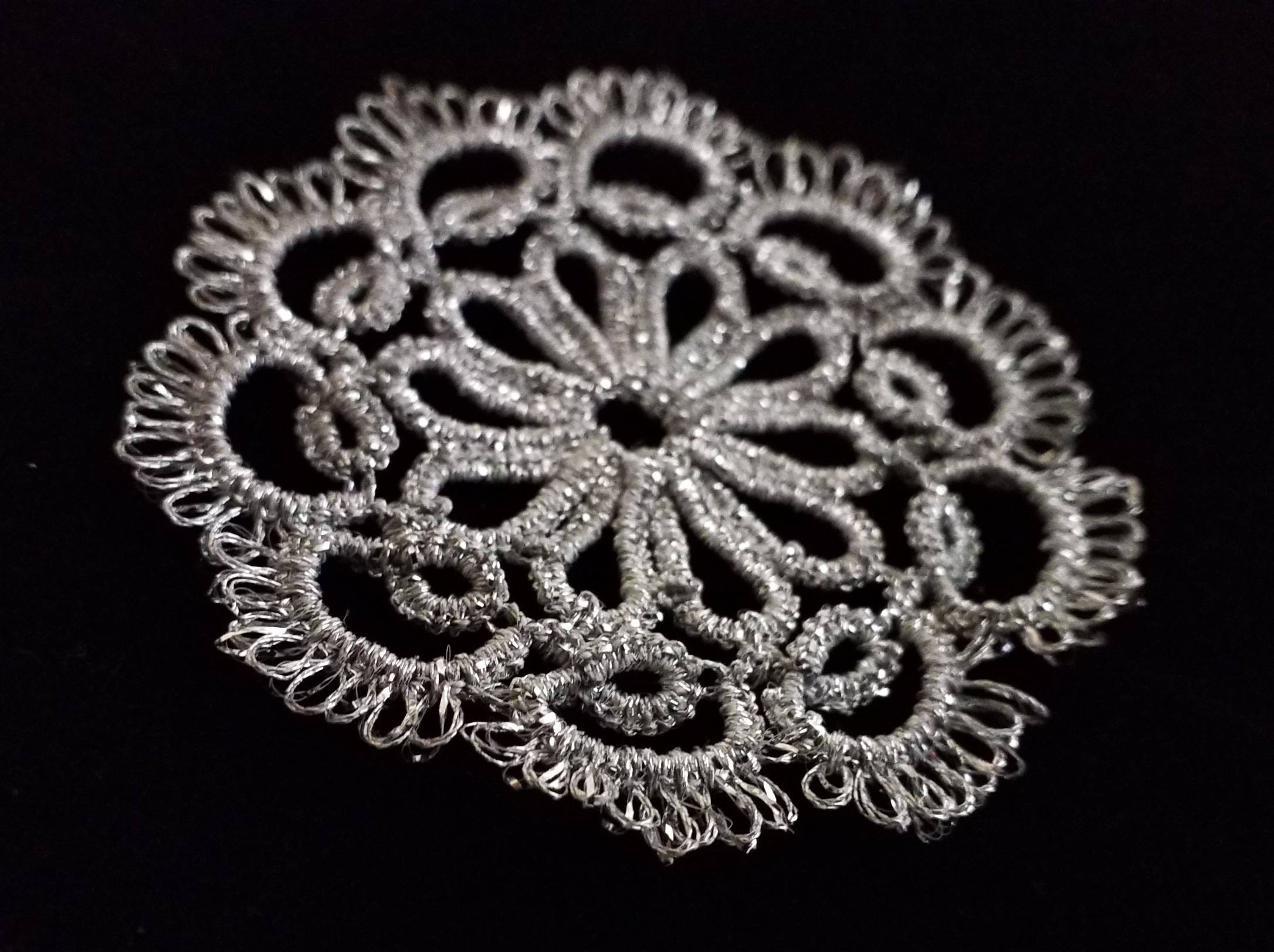 Flower Tatting Tutorial, Tatted Lace Pattern, Tatting Shuttle, Tatting ...
