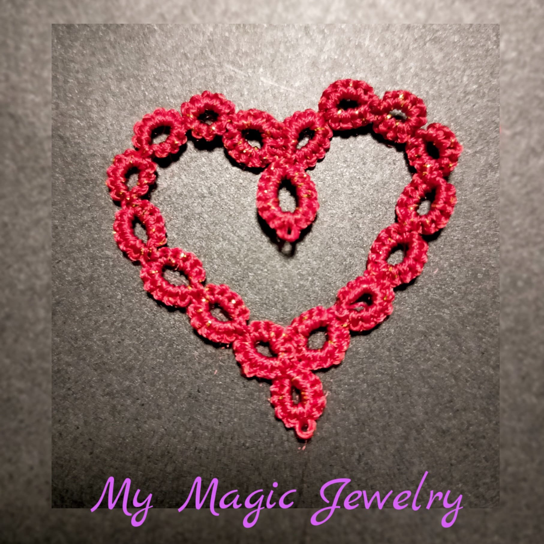 Heart Shuttle Tatting Patterns, Tatted Hearts Patterns, Frivolite Heart, Needle Tatting Pattern ...