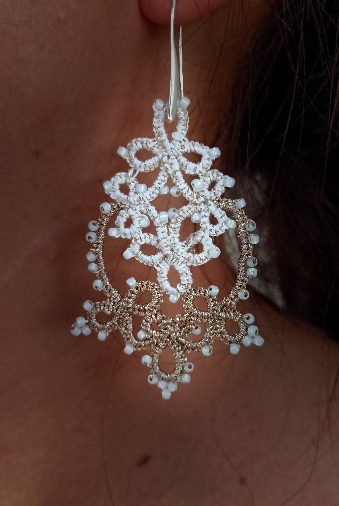 Earring Tatting Patterns Needle Tatting Patterns Needle Tatting Patterns Needle Shuttle