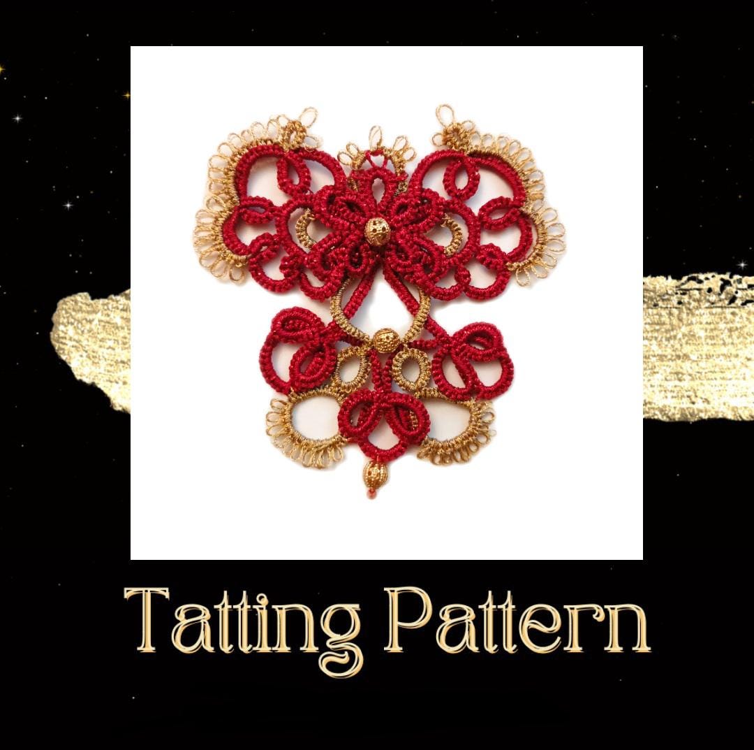 Angel Tatting Patterns, Tatted Laced Angels, Angel Ornaments Christmas ...
