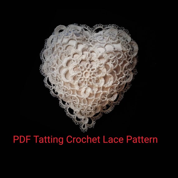 Full Pattern Complete Tatting Crochet Pillow Pattern for | Etsy