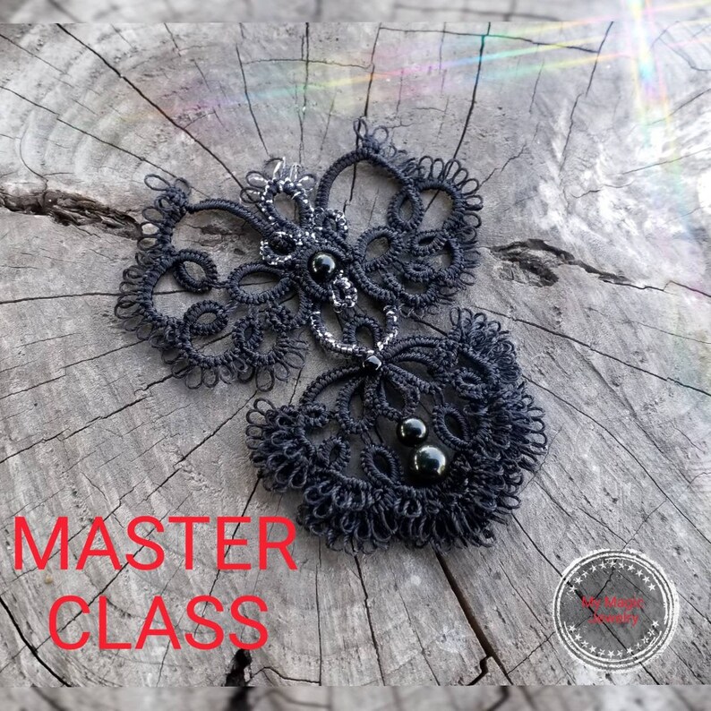 Tatting Angel Lace PDF Pattern , Hallowen Present , Ornament Frivolite ...