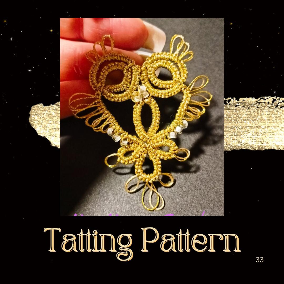 Frivolite Owl Tatting Pattern: Lace Birds Decor (PDF)– NOT for ...