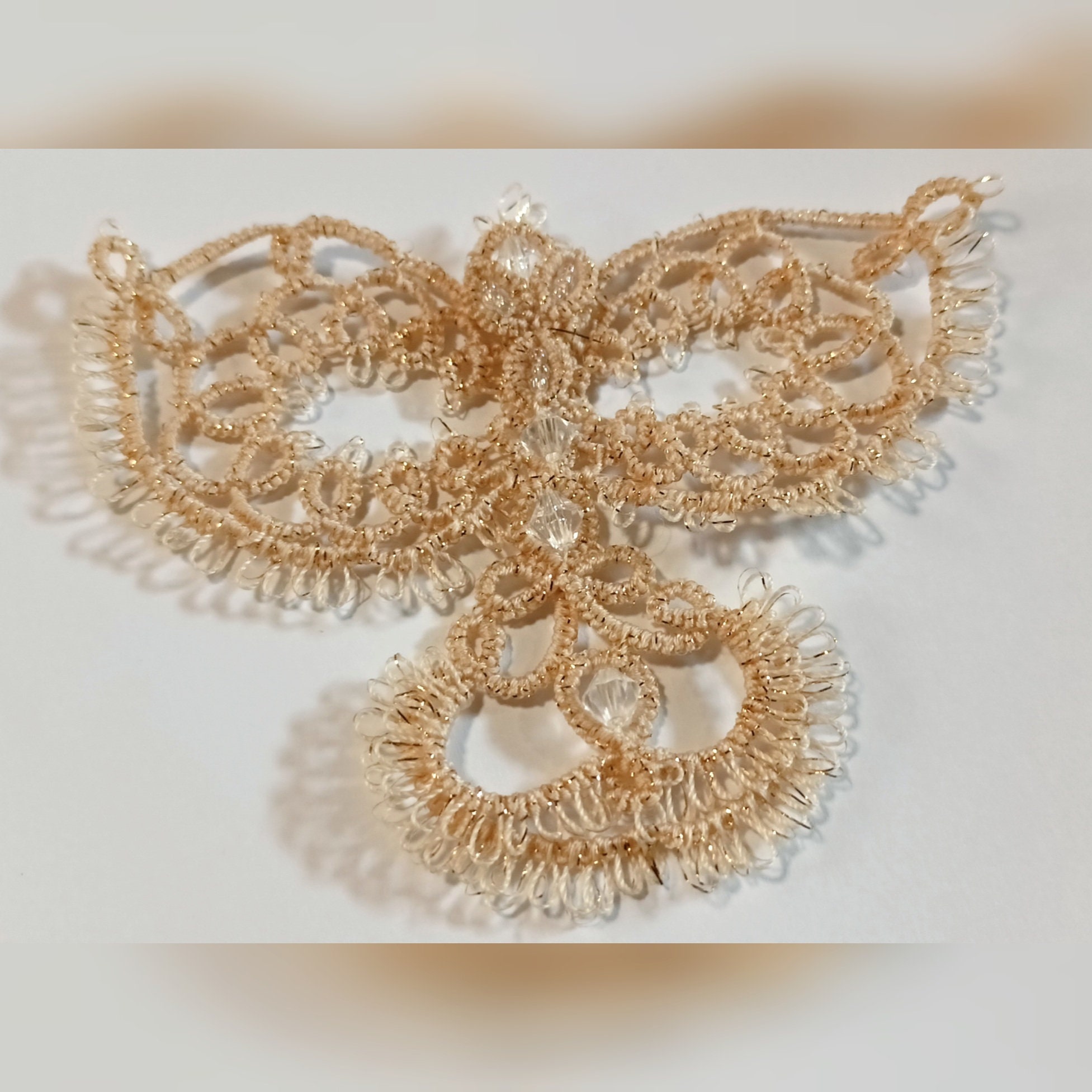 Tatting Lace Pattern Angel , Angel Ornament , Frivolite Angel Lace ...